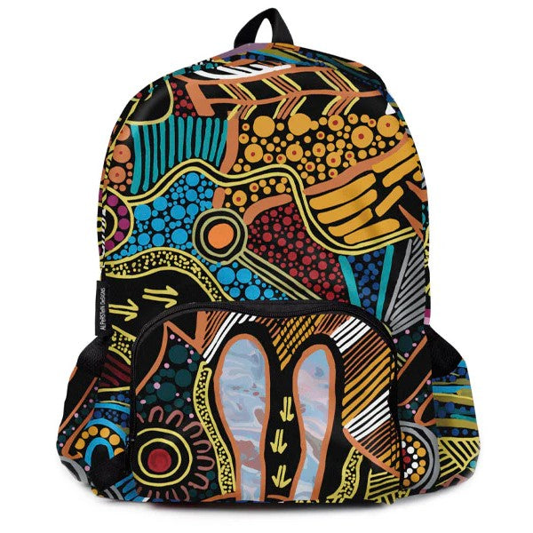 Aboriginal Art Foldable Backpack– House of Handmade