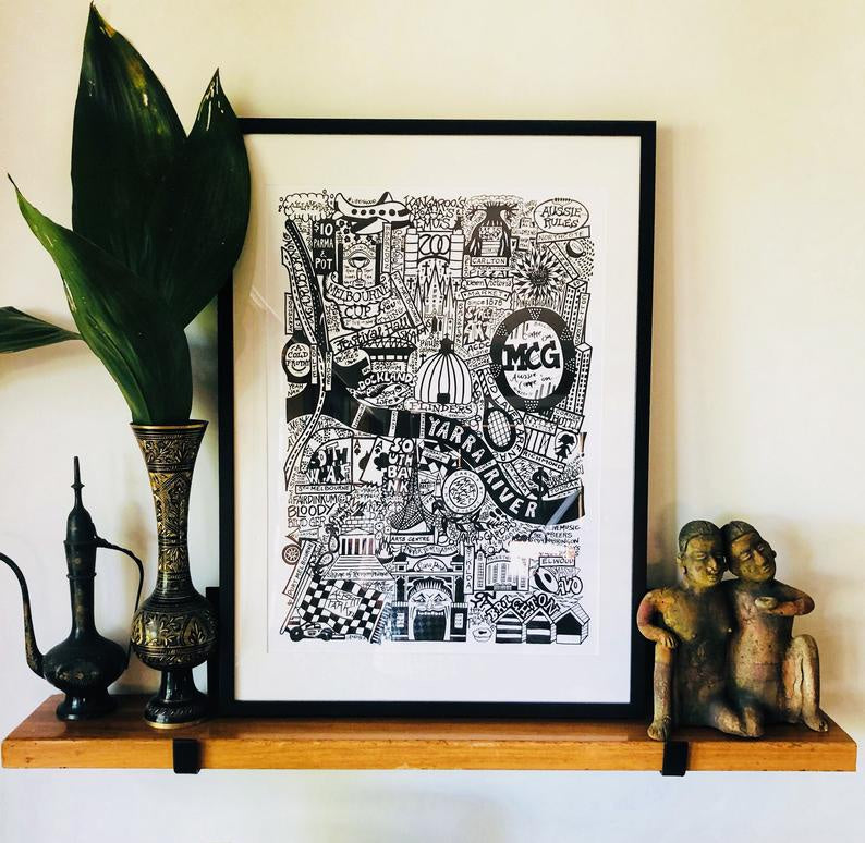Witty Art Melbourne Art Prints– House of Handmade